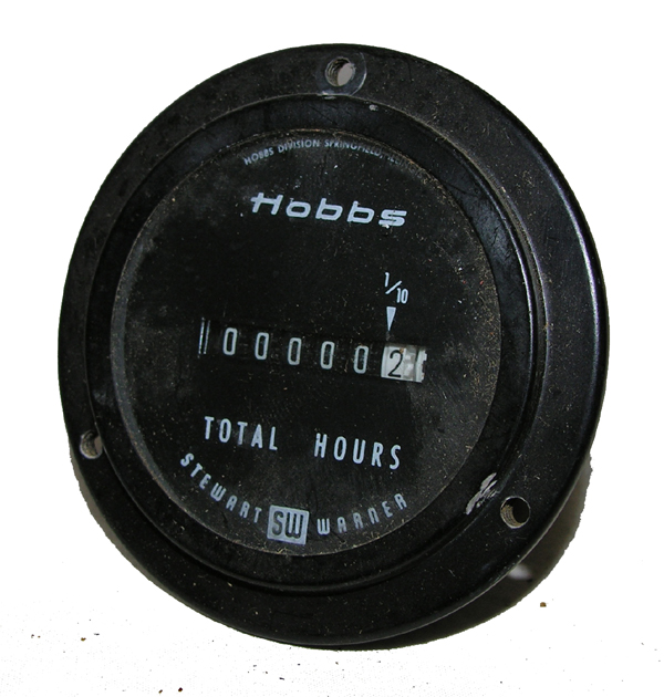 FlightHelmet.com: Aircraft Engine Hobbs Indicator Instrument